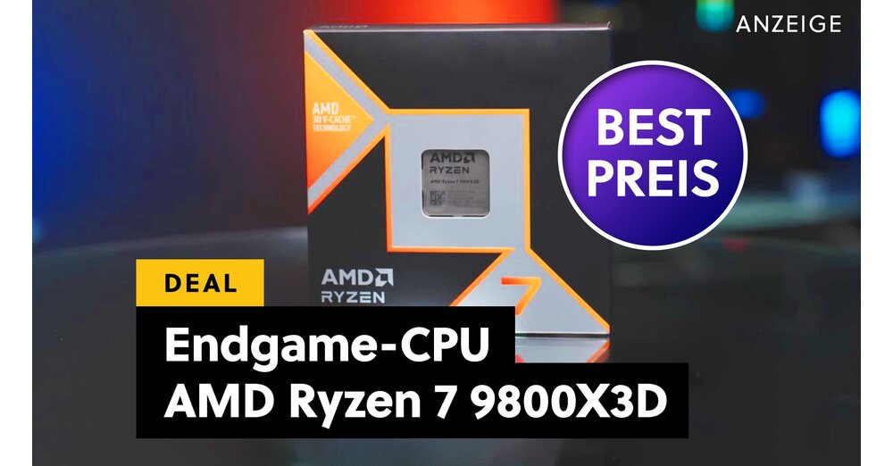 Amazon pfeffert den AMD Ryzen 7 9800X3D zum Bestpreis raus! Aber ihr ...