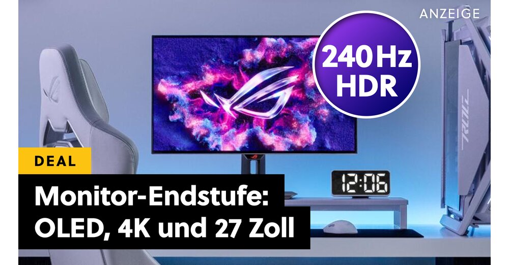 Der ultimative 4K OLED-Monitor: Schönere Farben und mehr Schärfe gibt's ...