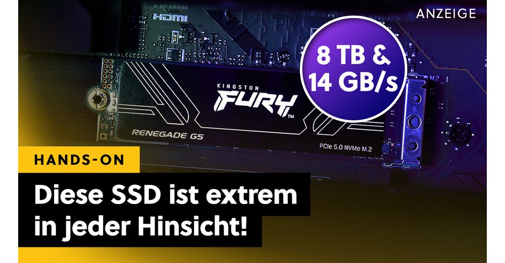 Über 1.500€ für eine SSD? Ich habe ein 8-TB-Monster mit Gen-5-Speed ...