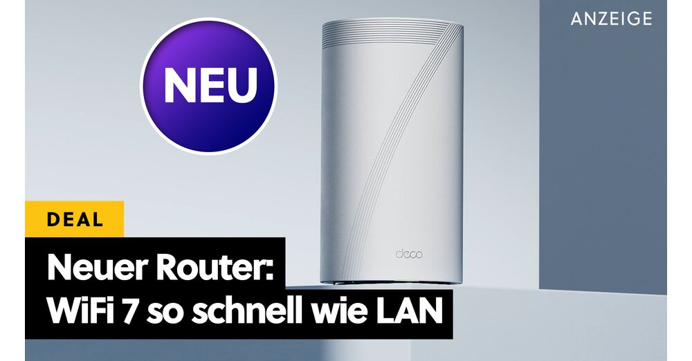 WLAN so schnell wie LAN-Kabel: Dieser neue Router mit WiFi 7 ...