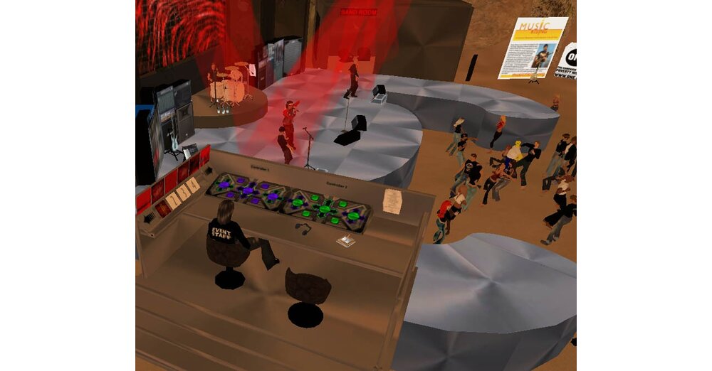 Second Life - U2 - Auftritt im Cyberspace