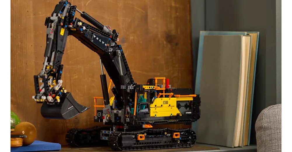 Es gibt viele Bagger von Lego Technic, aber nur einen mit dem Volvo ...