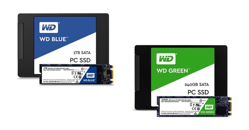 Western Digital Green und Blue - Die ersten SSDs des Festplatten ...