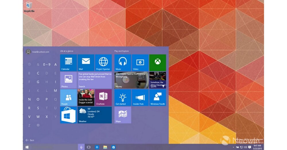 Windows 10 - Build 10125 mit vielen kleineren Verbesserungen geleakt