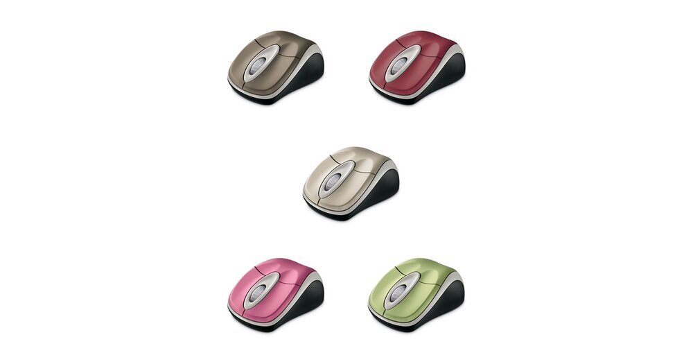 Microsoft - Wireless Notebook Optical Mouse 3000 in neuen Farben