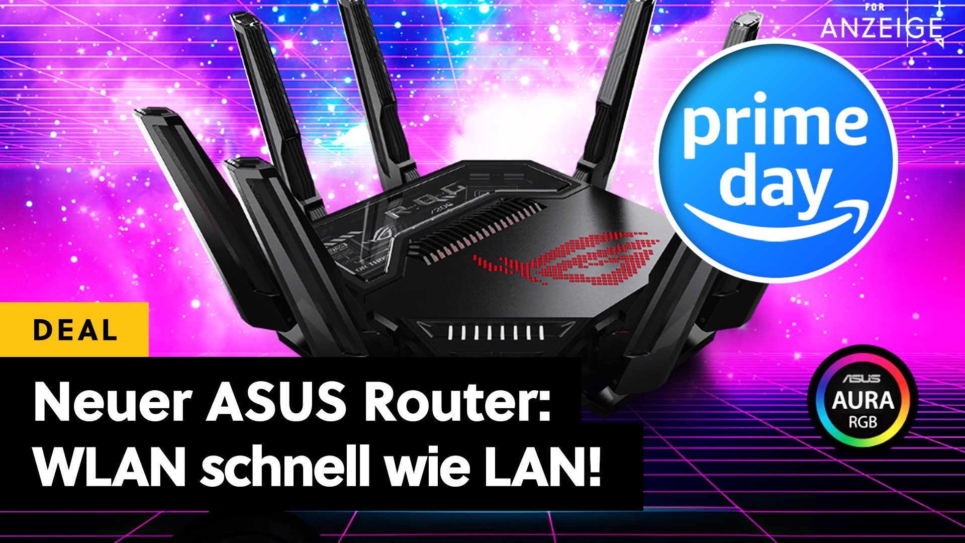 WLAN wird so schnell wie LAN: ASUS trickst Amazon am Prime Day aus und ...
