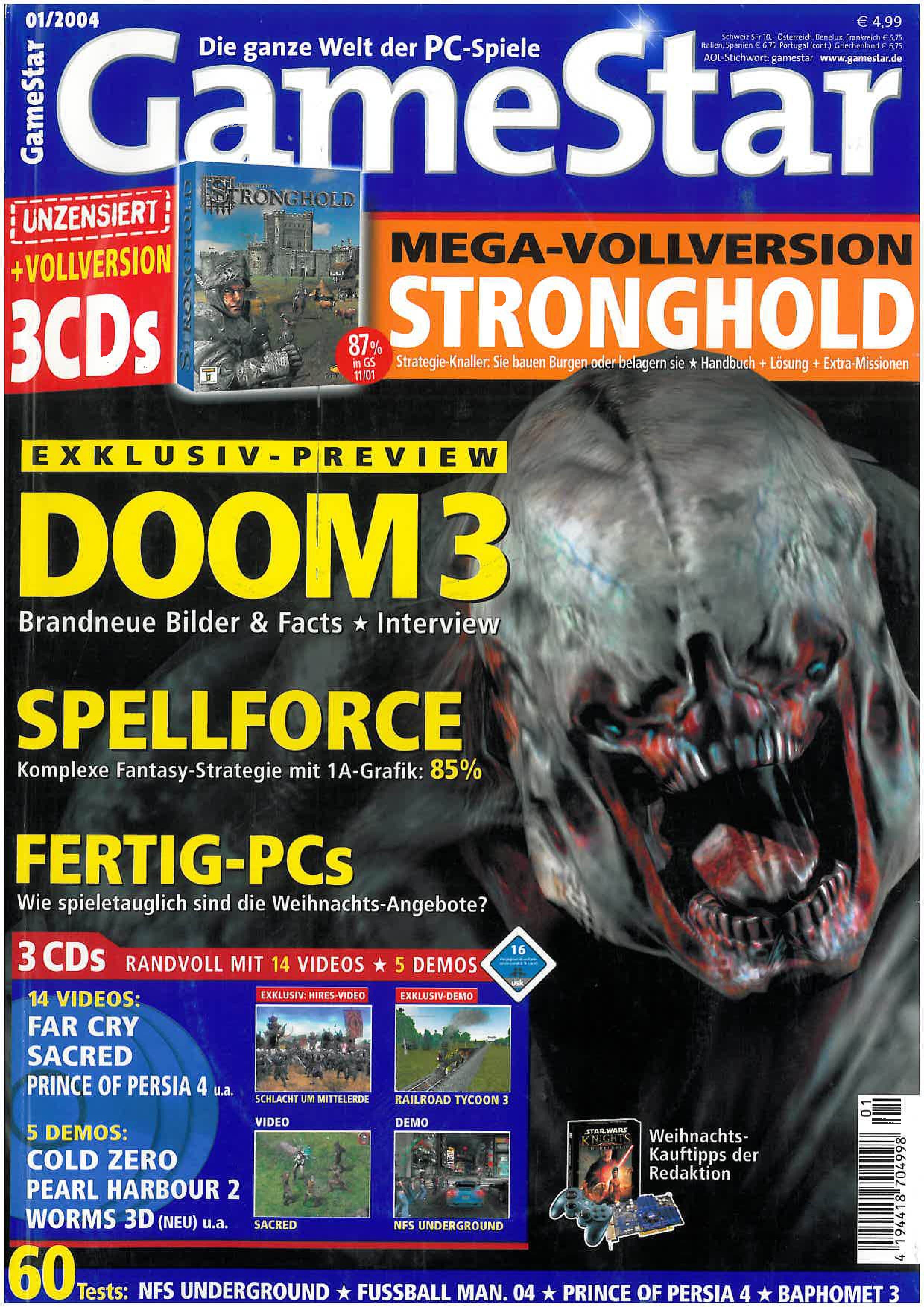 GameStar Heftcover - 2004