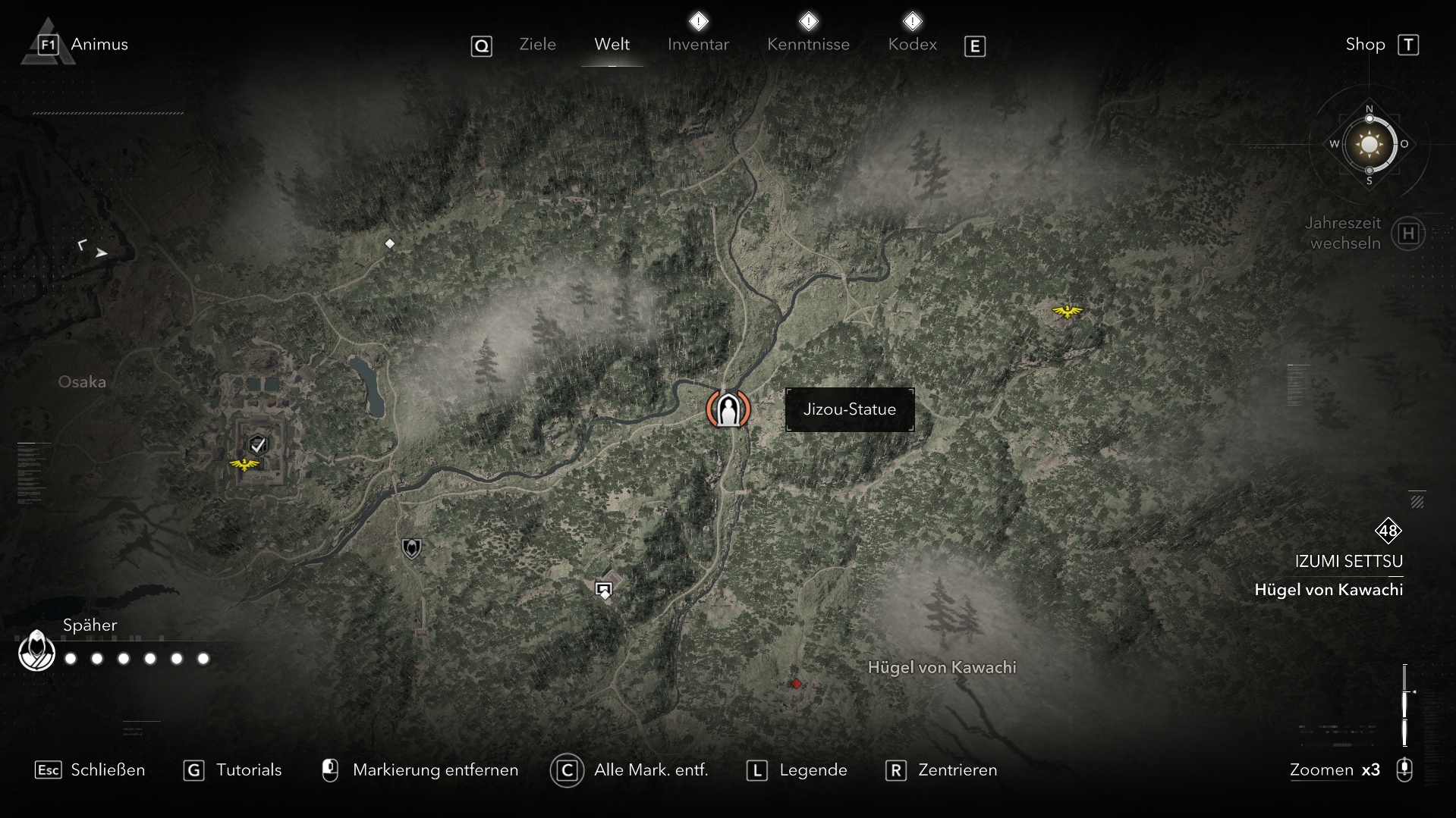 Assassin's Creed Shadows: Alle 69 Fundorte der Jizou-Statuen