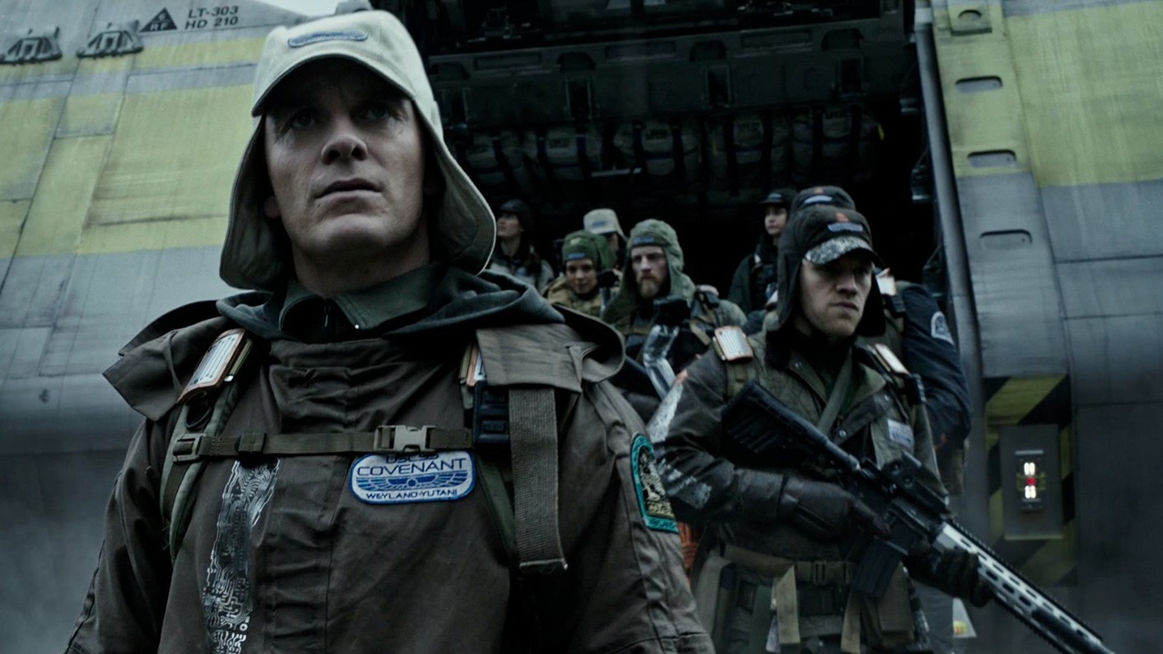 Alien: Covenant - Neues Set-Bild zeigt die komplette Crew inklusive ...
