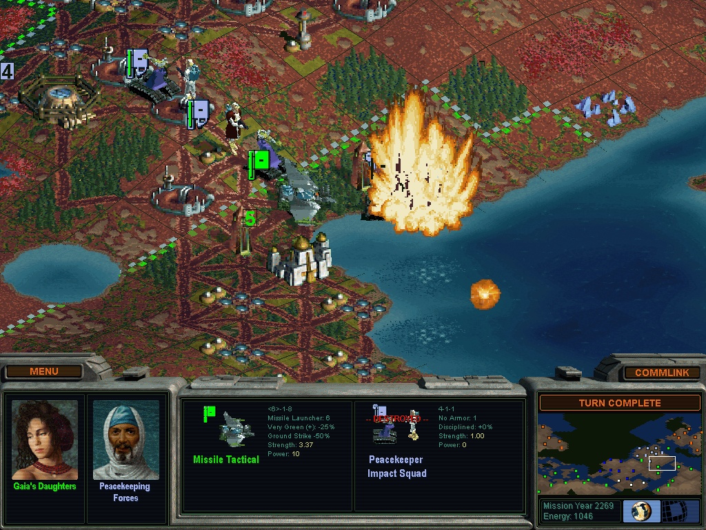 Alpha Centauri - Screenshots