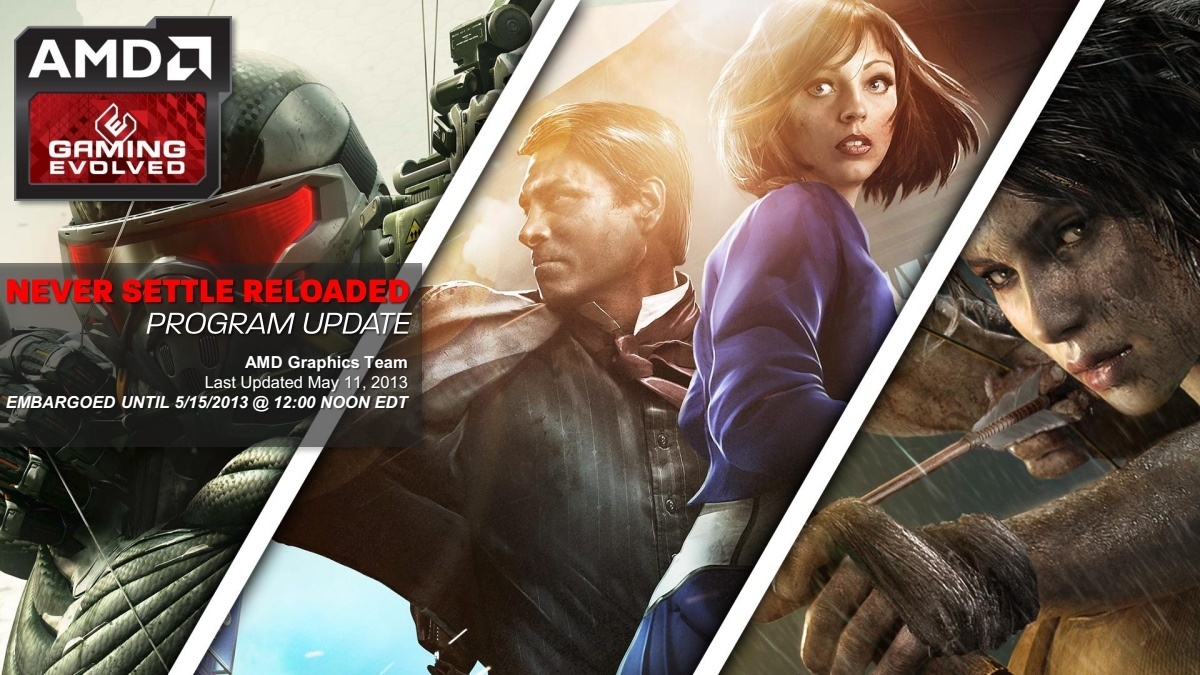 AMD Never Settle Reloaded - Update des Spiele-Bundles
