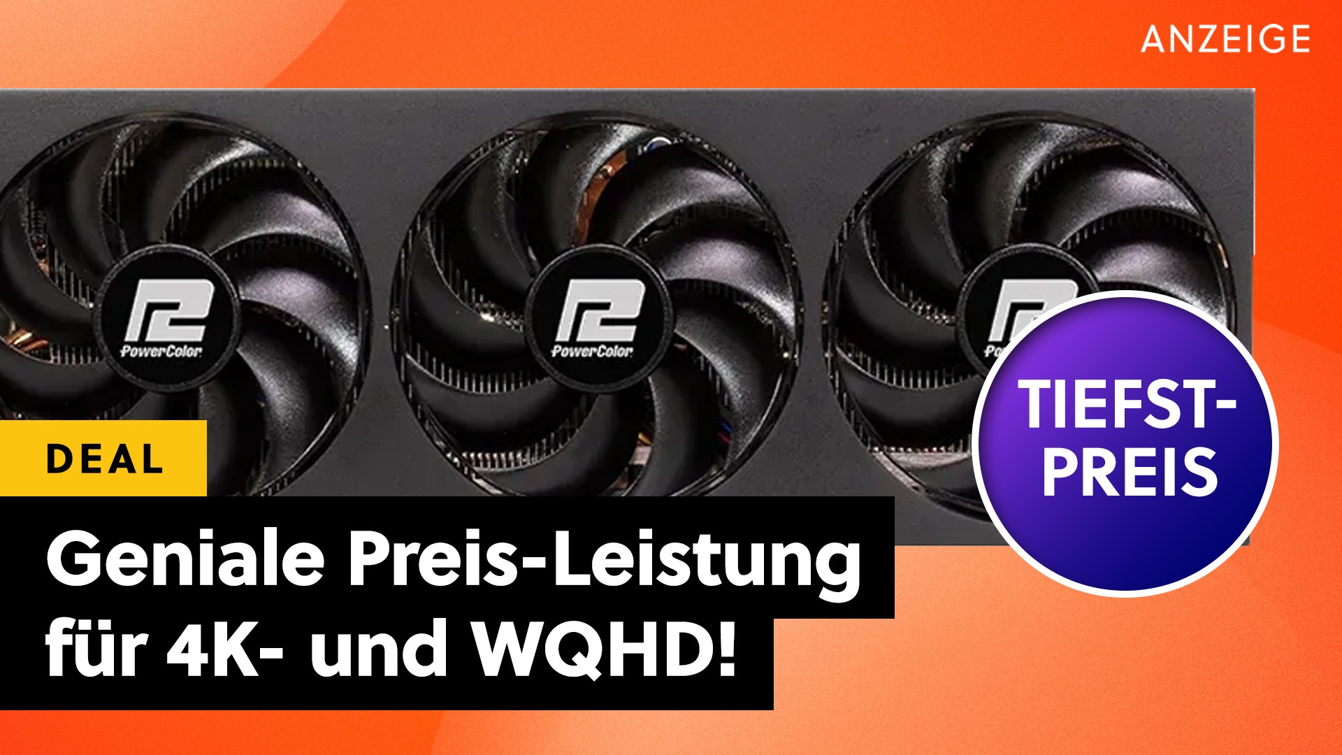 4K- & WQHD-Grafikkarte jetzt zum absoluten Bestpreis: Gönnt euch massive GPU-Performance nur für ...