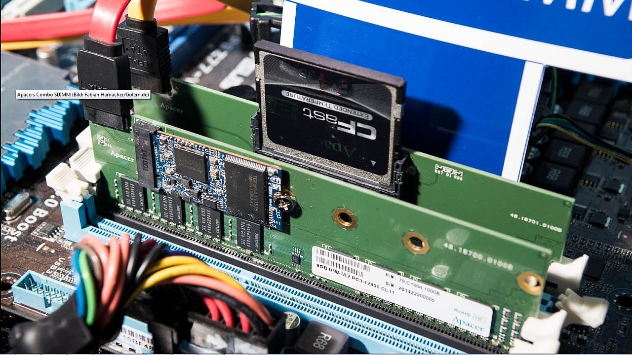 Apacer Combo SDIMM - RAM-Modul mit SSD-Steckplatz
