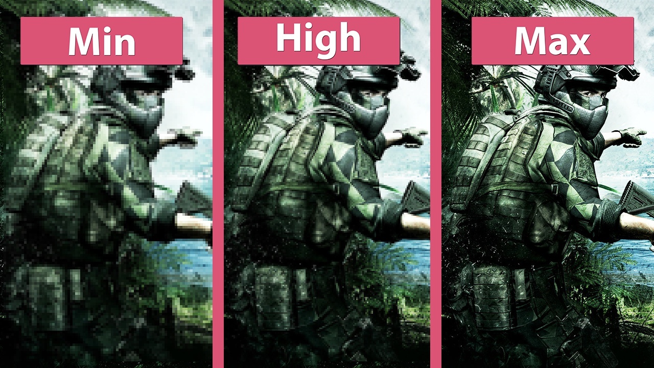 ArmA 3: Apex - Minimale, hohe und maximale Details im Grafik-Vergleich ArmA 3: Apex - Minimale, hohe und maximale Details im Grafik-Vergleich