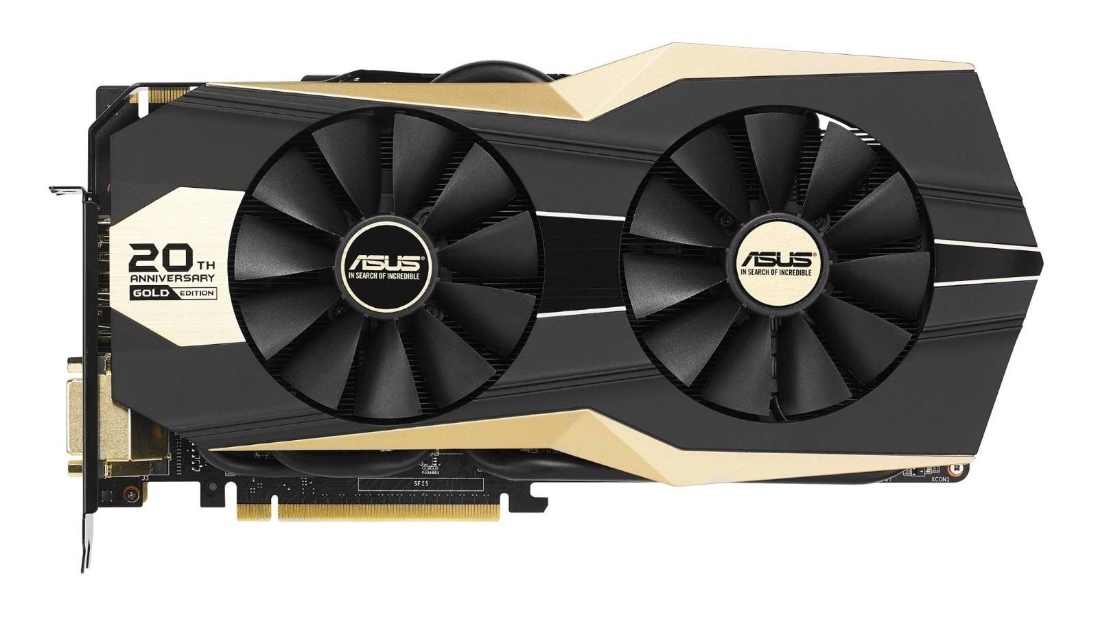 Asus Geforce GTX 20th Anniversary Gold Edition - Stark übertaktete ...