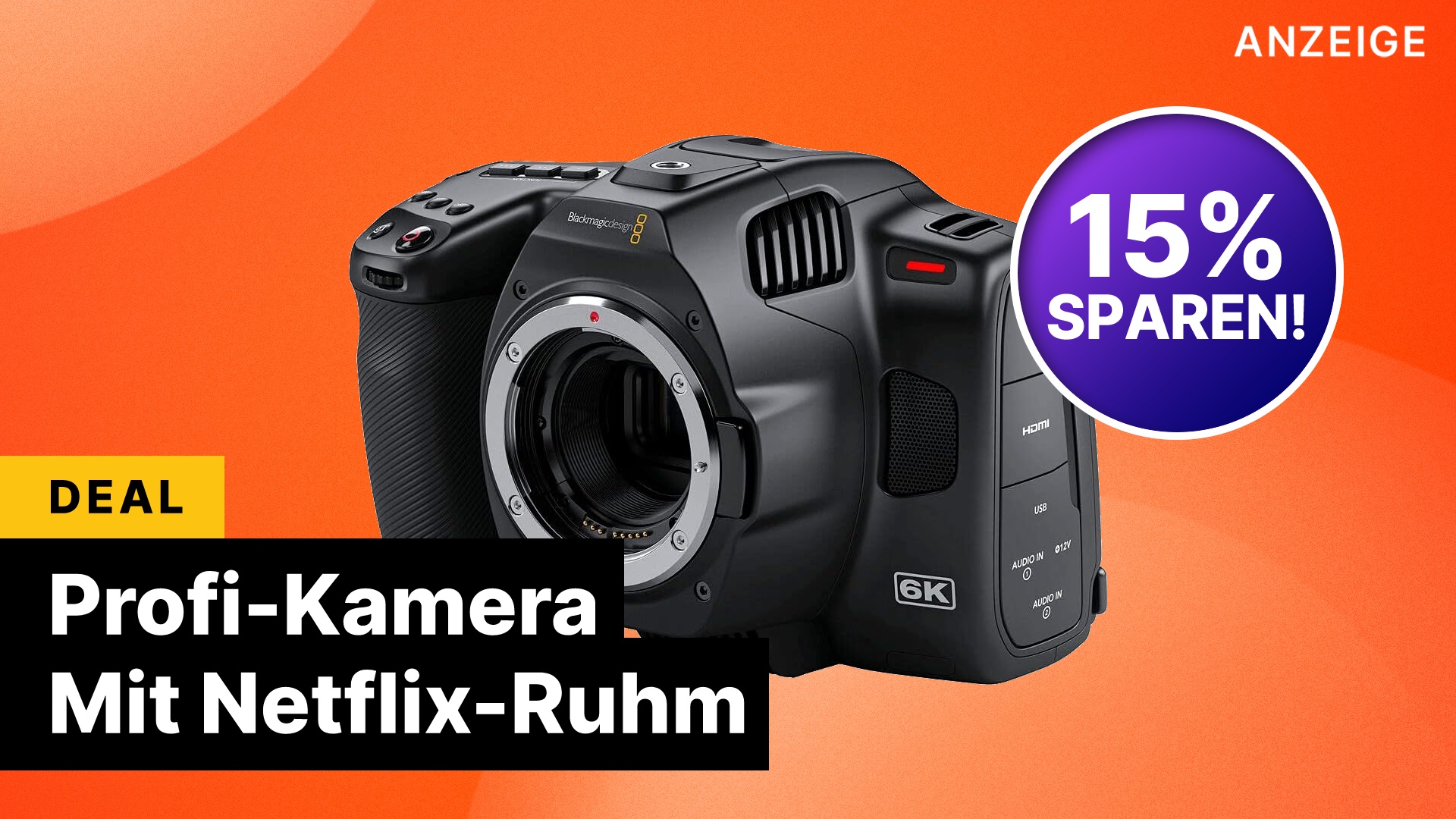 Aktuell gibt es eine Profi-Kamera, die bei einem gewaltigen Netflix-Hit zum Einsatz kam im ...