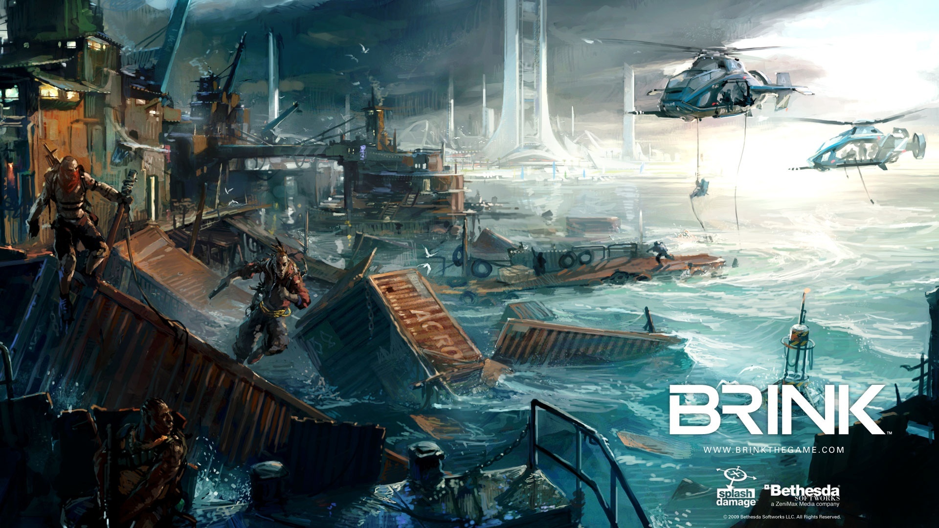 Brink - Wallpaper zum Splash Damage-Shooter