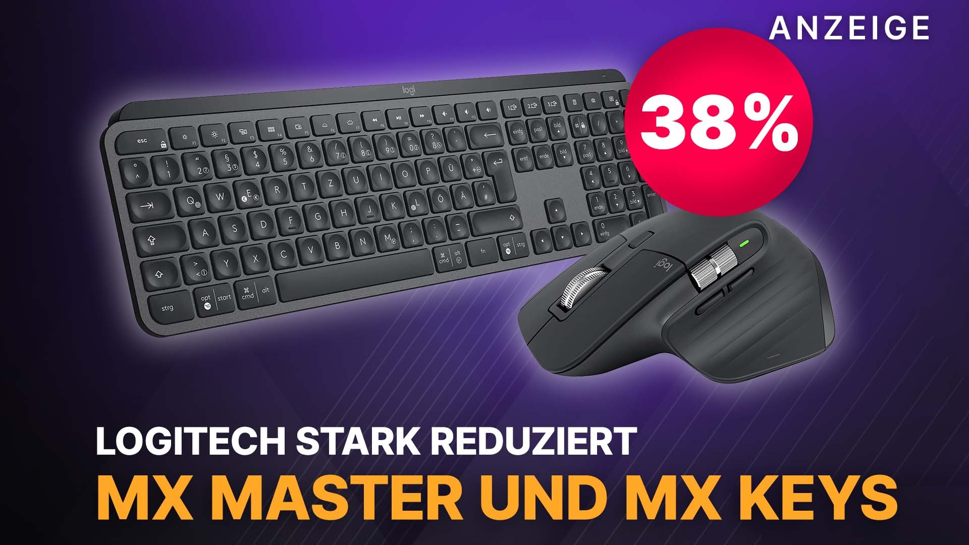 Logitech MX Keys und MX Master 3S bei Amazon stark reduziert