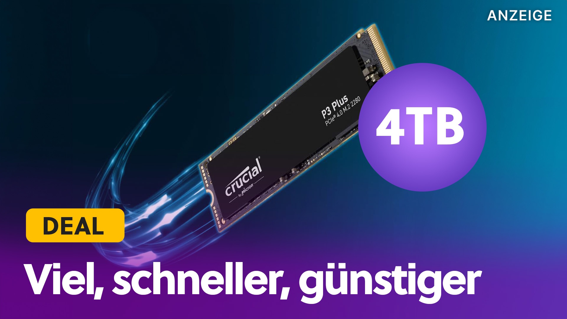 Richtig schneller Speicher, viel Platz und ein schmaler Preis: Diese ...