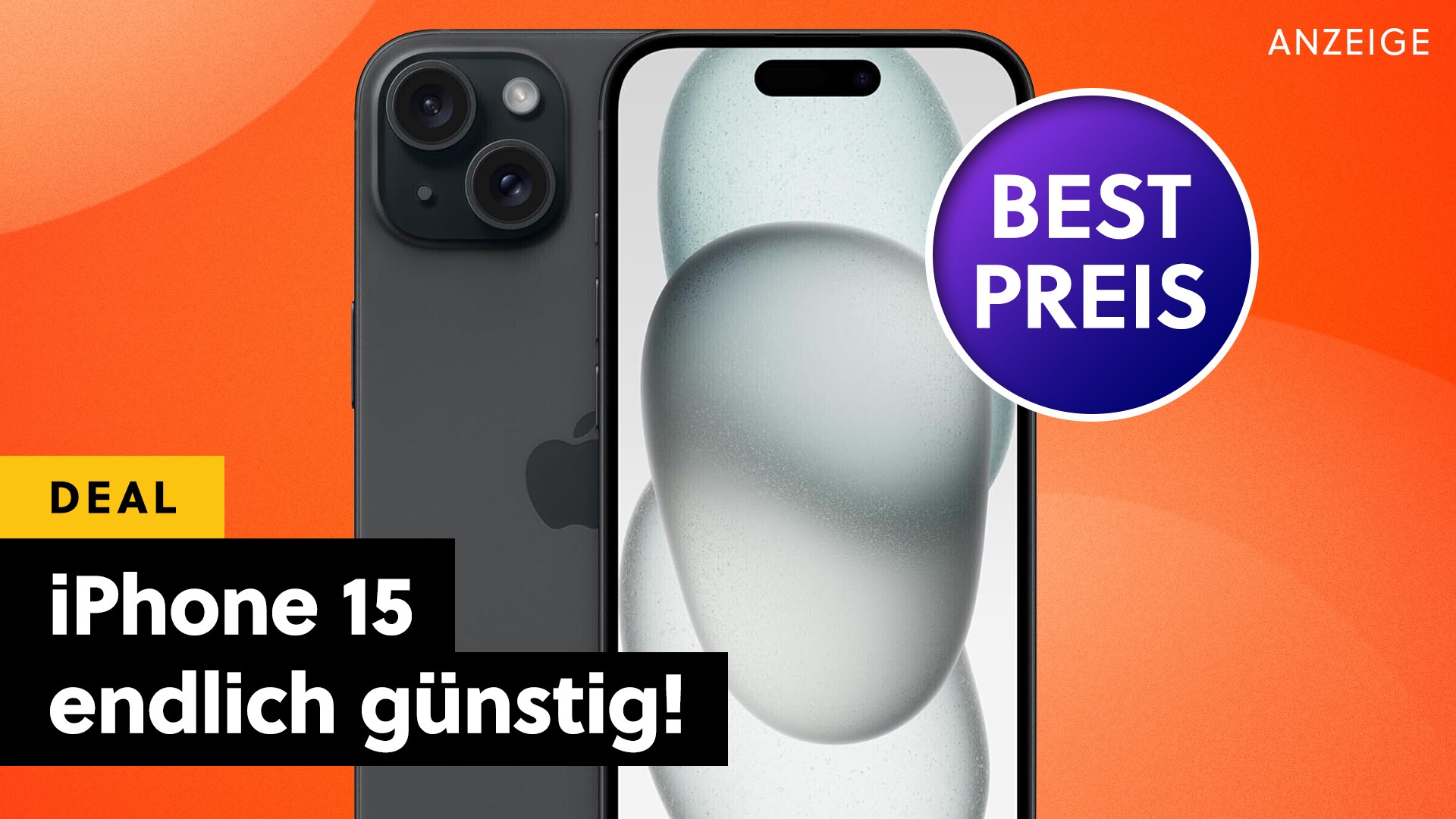 In diesem Apple-Angebot gibt’s das neue iPhone 15 jetzt zum Bestpreis und viel günstiger als bei ...