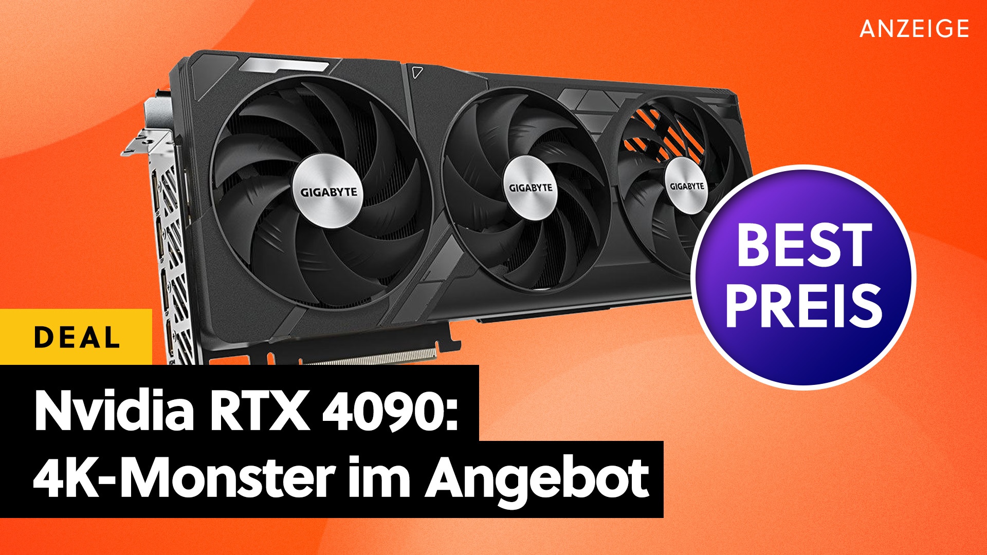 Günstiger als hier gibt's das Nvidia 4K-Flaggschiff nirgends! Die RTX 4090 im Angebot bei ...