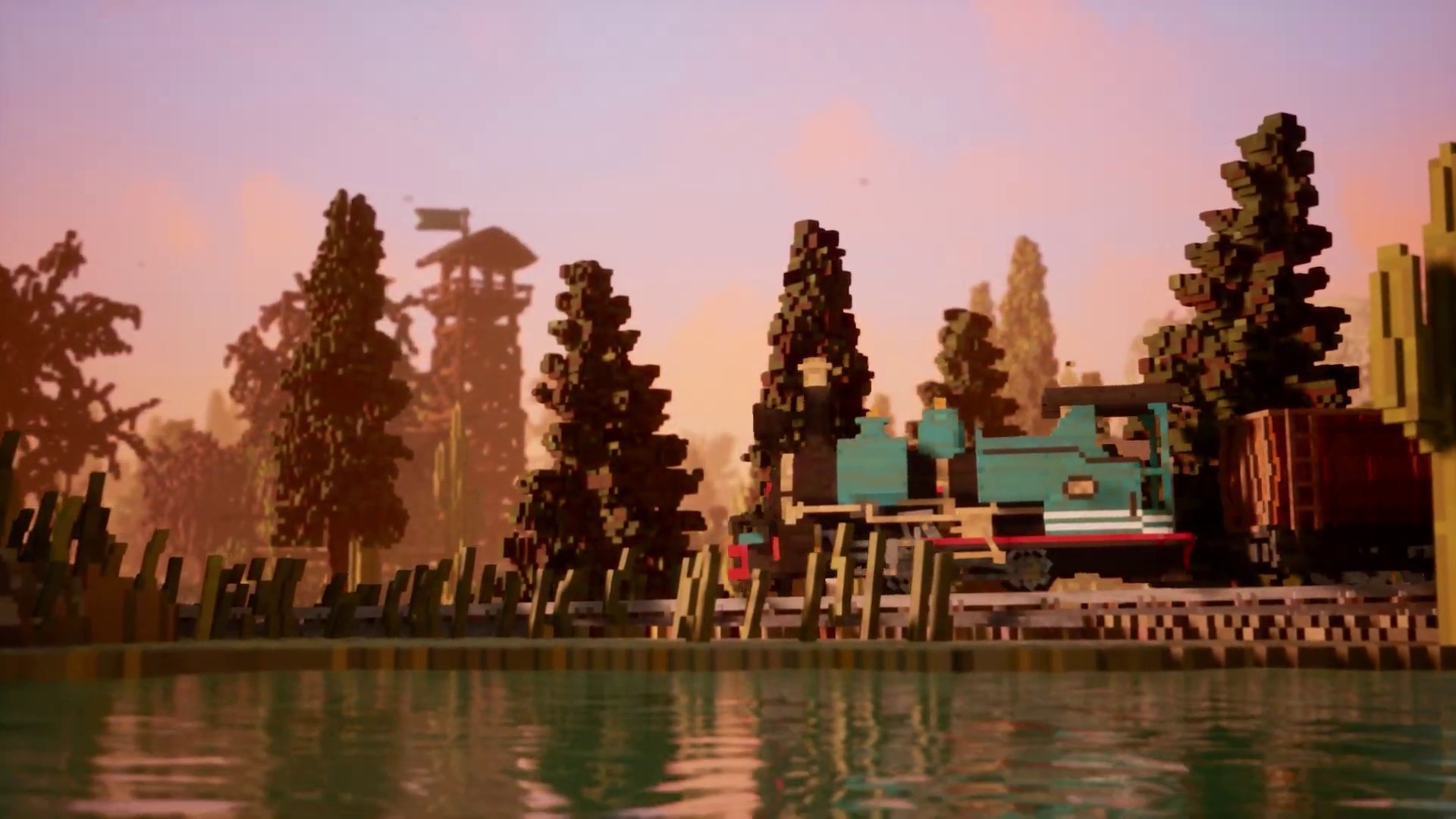 Der Goldrausch ist im idyllischen Zugspiel Station to Station da und ...