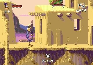 Desert Demolition Starring Road Runner and Wile E. Coyote Sega Mega Drive