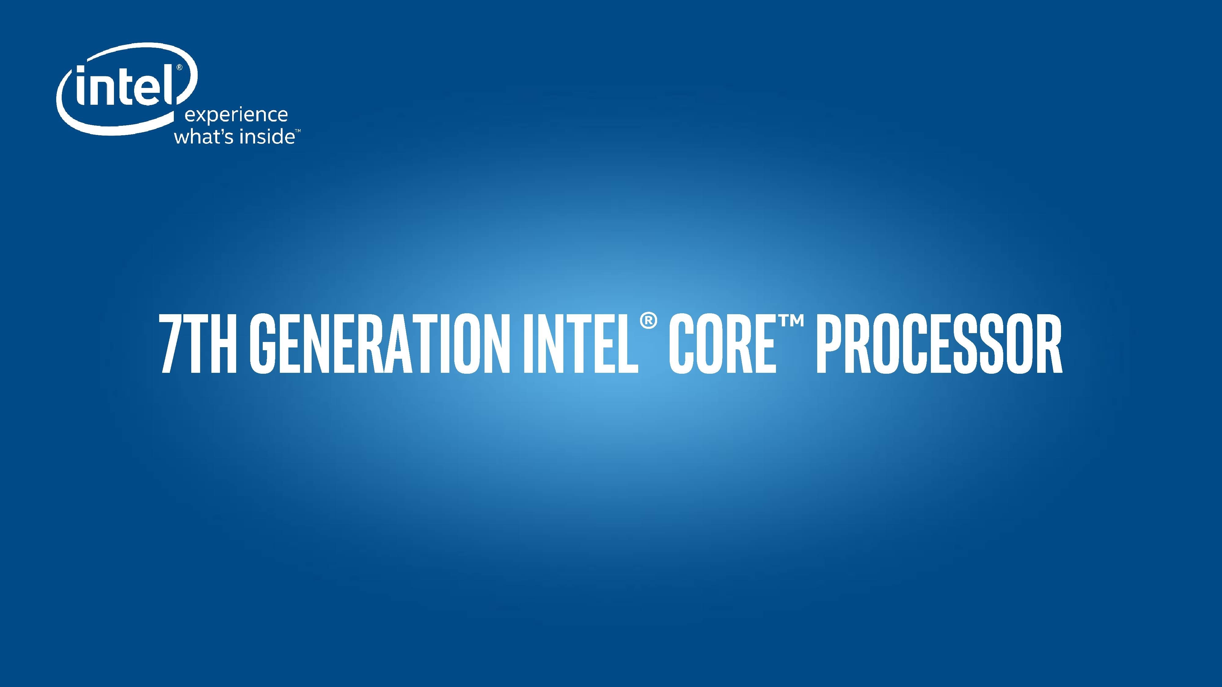 Intel Kaby Lake - Offizielle Präsentation