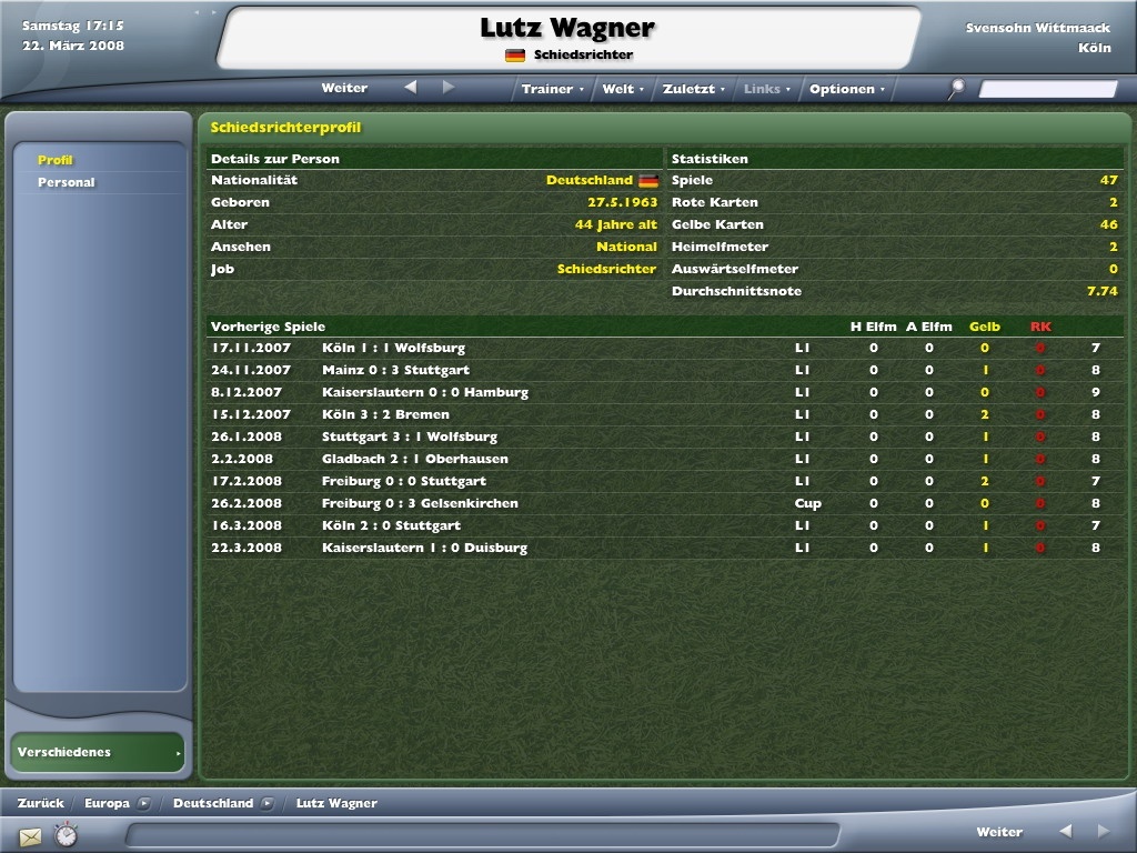 Football Manager 2006 - Eine Viertelmillion Originalspieler