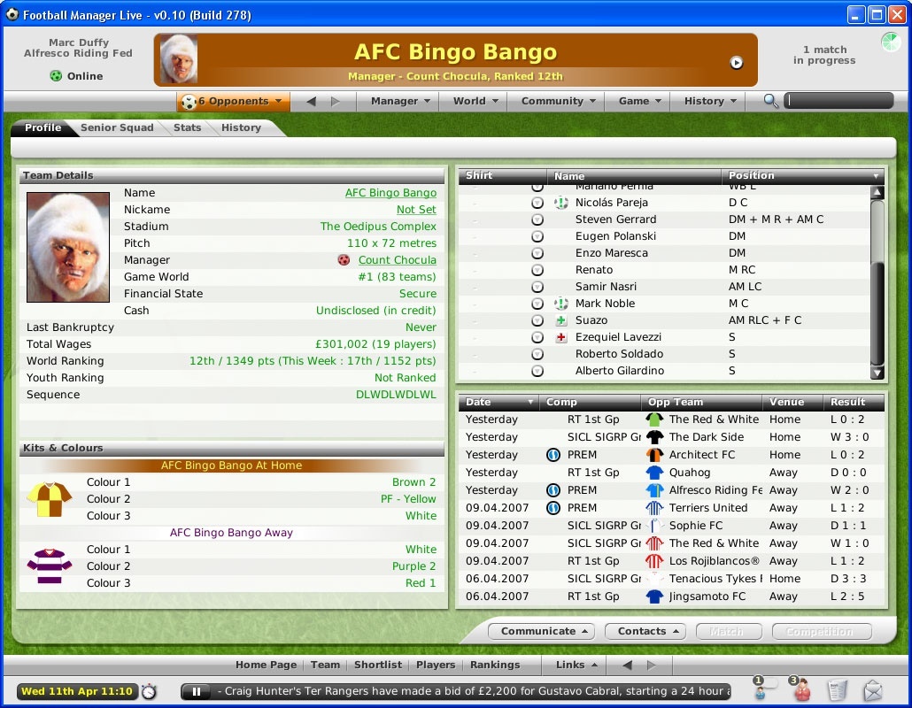 Football Manager Live - Screenshots
