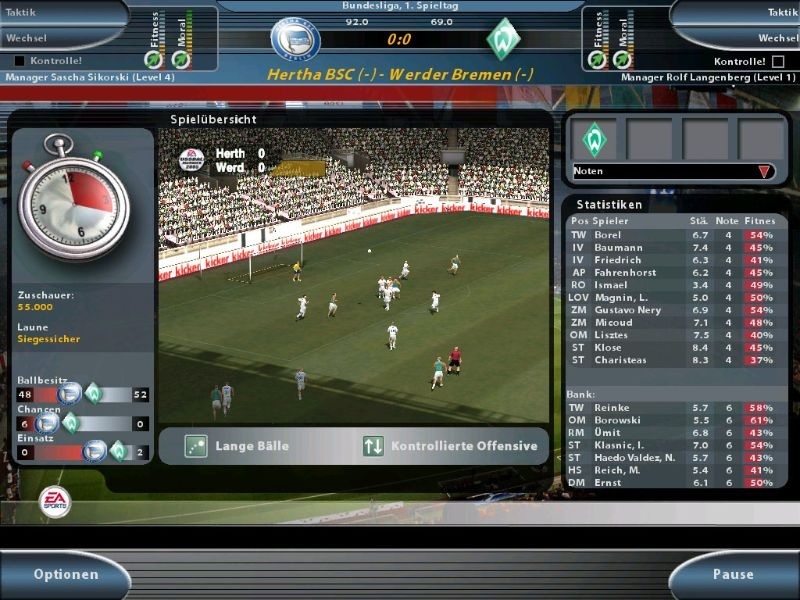 Fußball Manager 2005 - Screenshots
