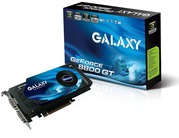 Nvidia - Galaxy mit eigenem Design für die GeForce 8800 GT