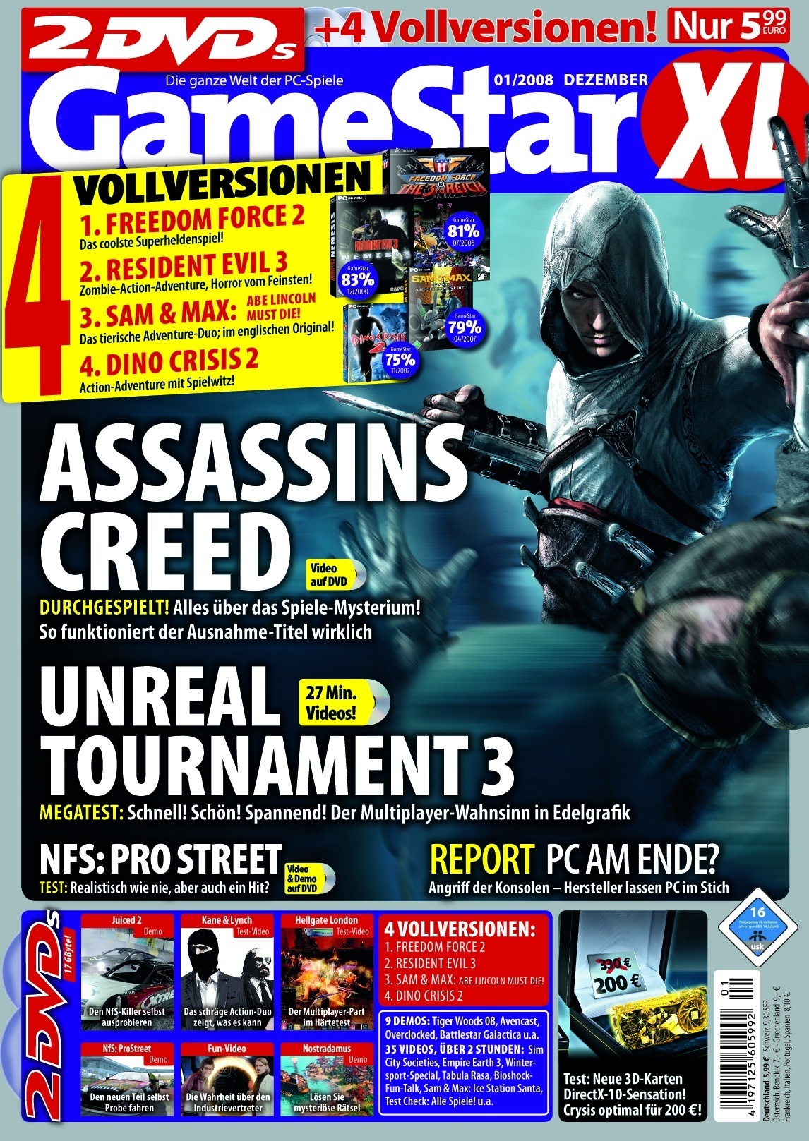 GameStar Heftcover - 2008