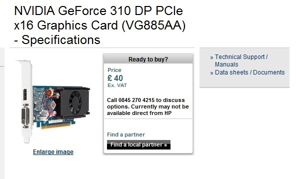 Nvidia - Geforce 310 aufgetaucht (Update)