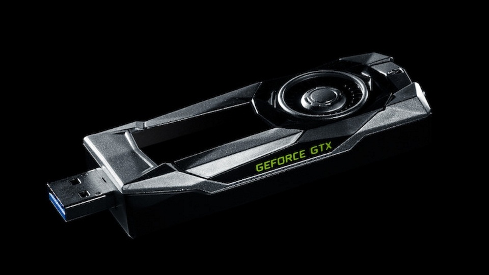 Nvidia Geforce USB-Stick - Aprilscherz wird fast Realität