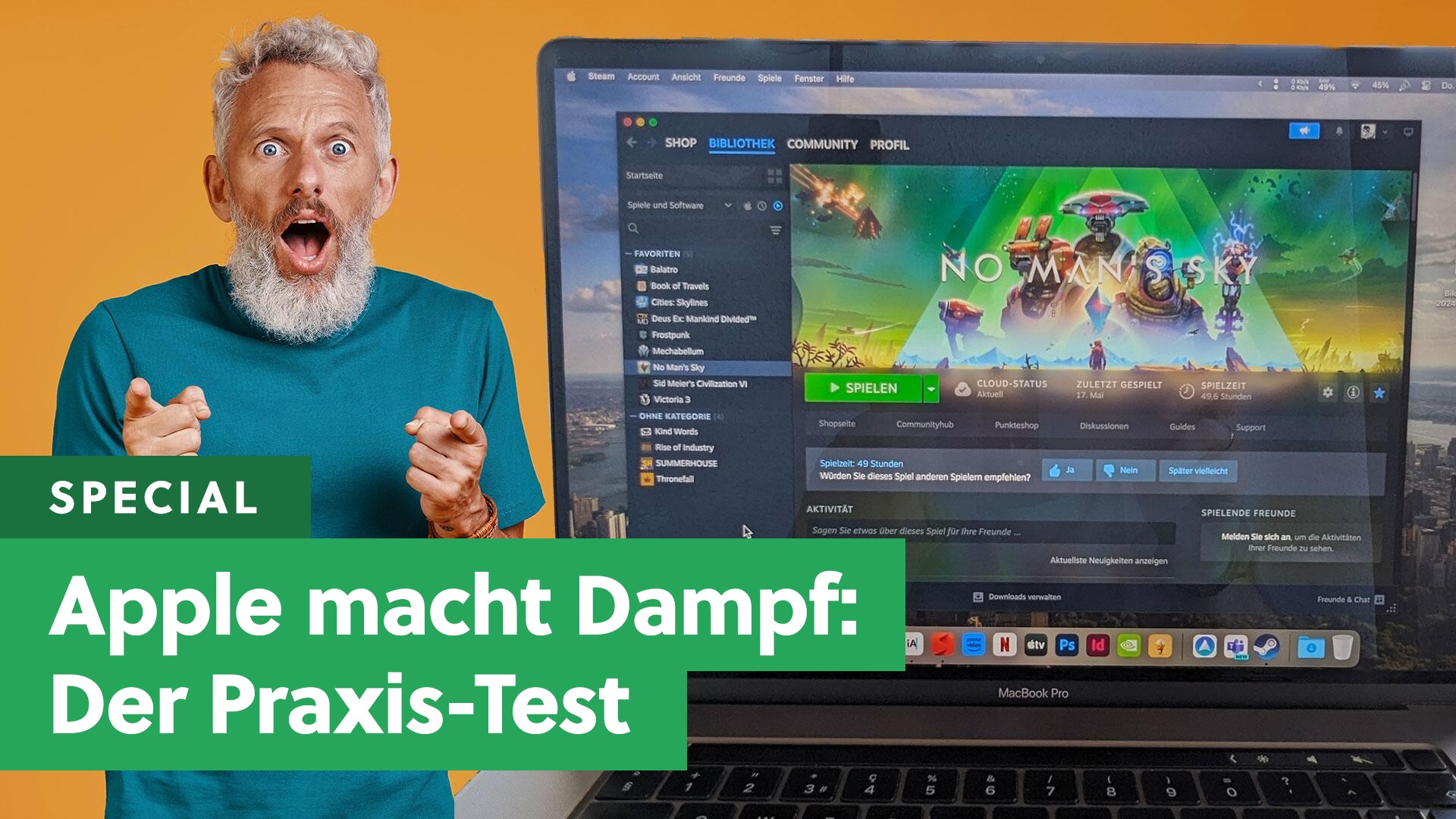 Steam auf dem Mac: Mein ganzes Leben habe ich auf Windows gespielt, jetzt bin ich positiv überrascht