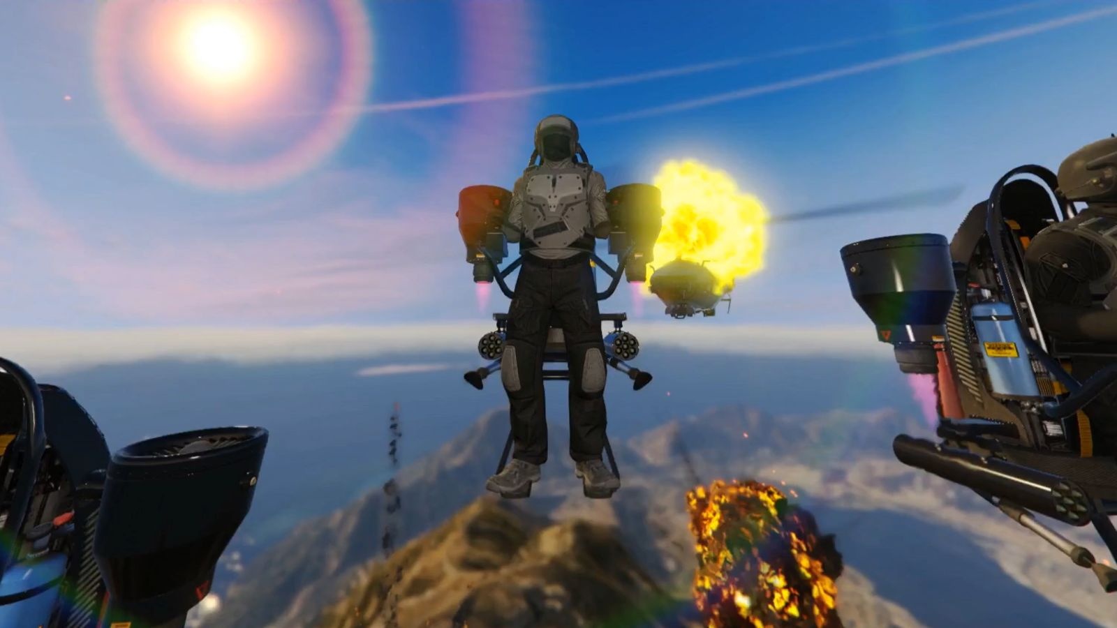 Mappa Jetpack Gta 5 GTA 5 Mod Adds The Doomsday Heist's Jetpack To