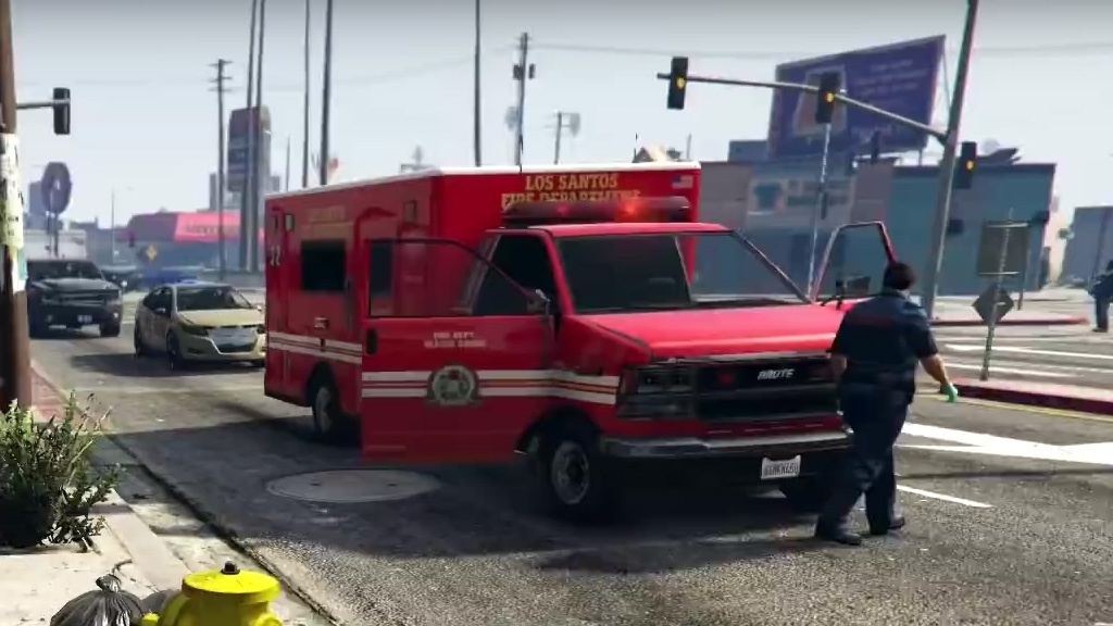 GTA 5 - Echte Rettungssanitäter durch Real-Paramedics-Mod