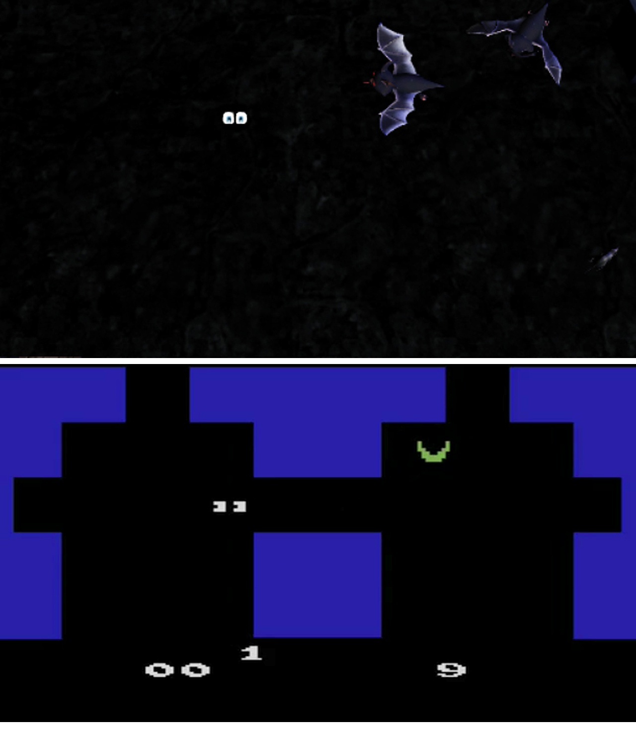 Haunted House - Bildervergleich: Original vs. Remake