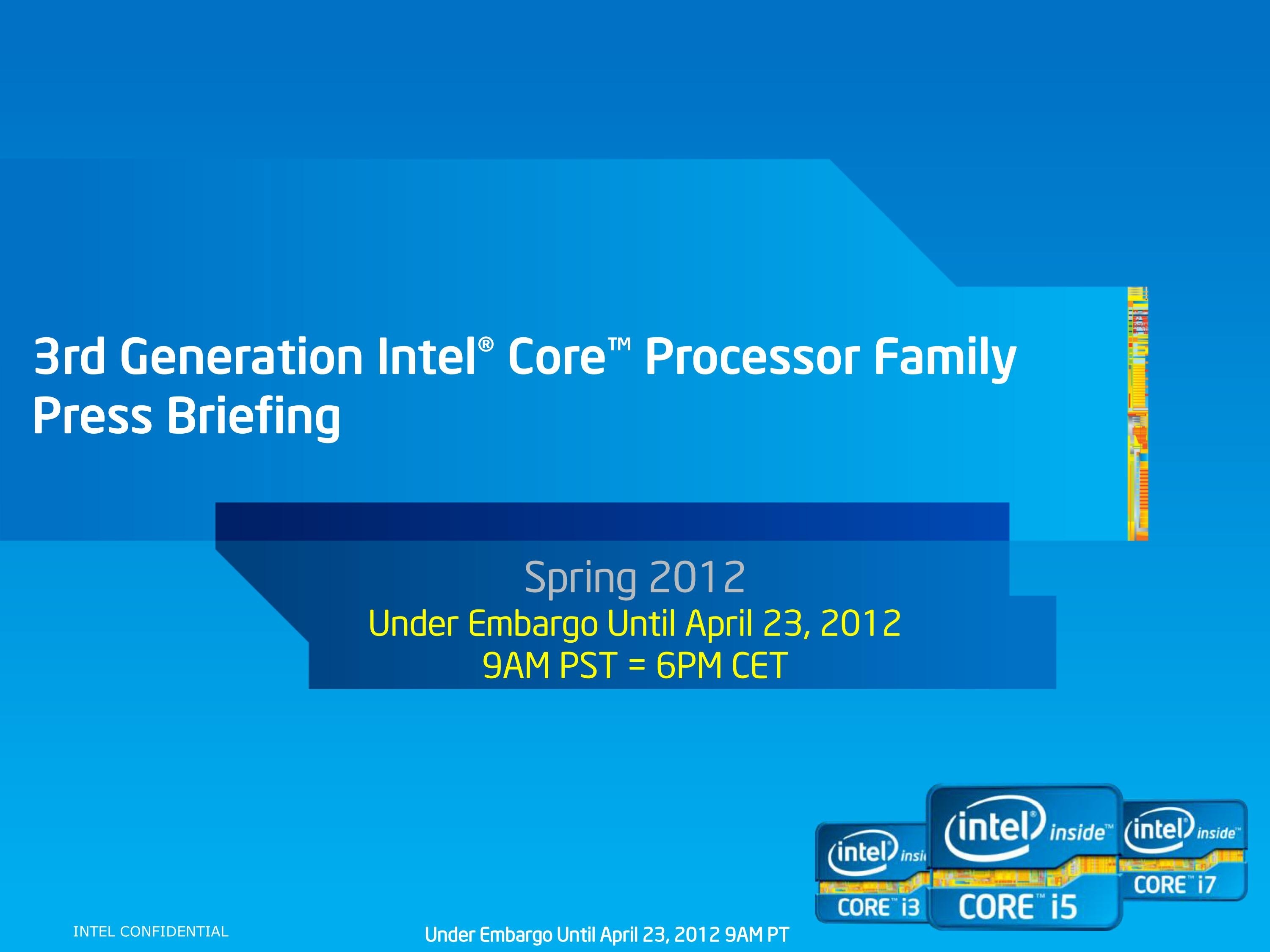 Intel Ivy Bridge - Herstellerpräsentation