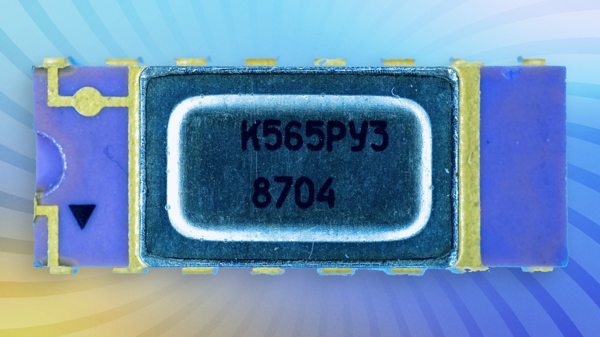 Über 40 Jahre alter RAM-Chip aus der ehemaligen Sowjetunion mit ...