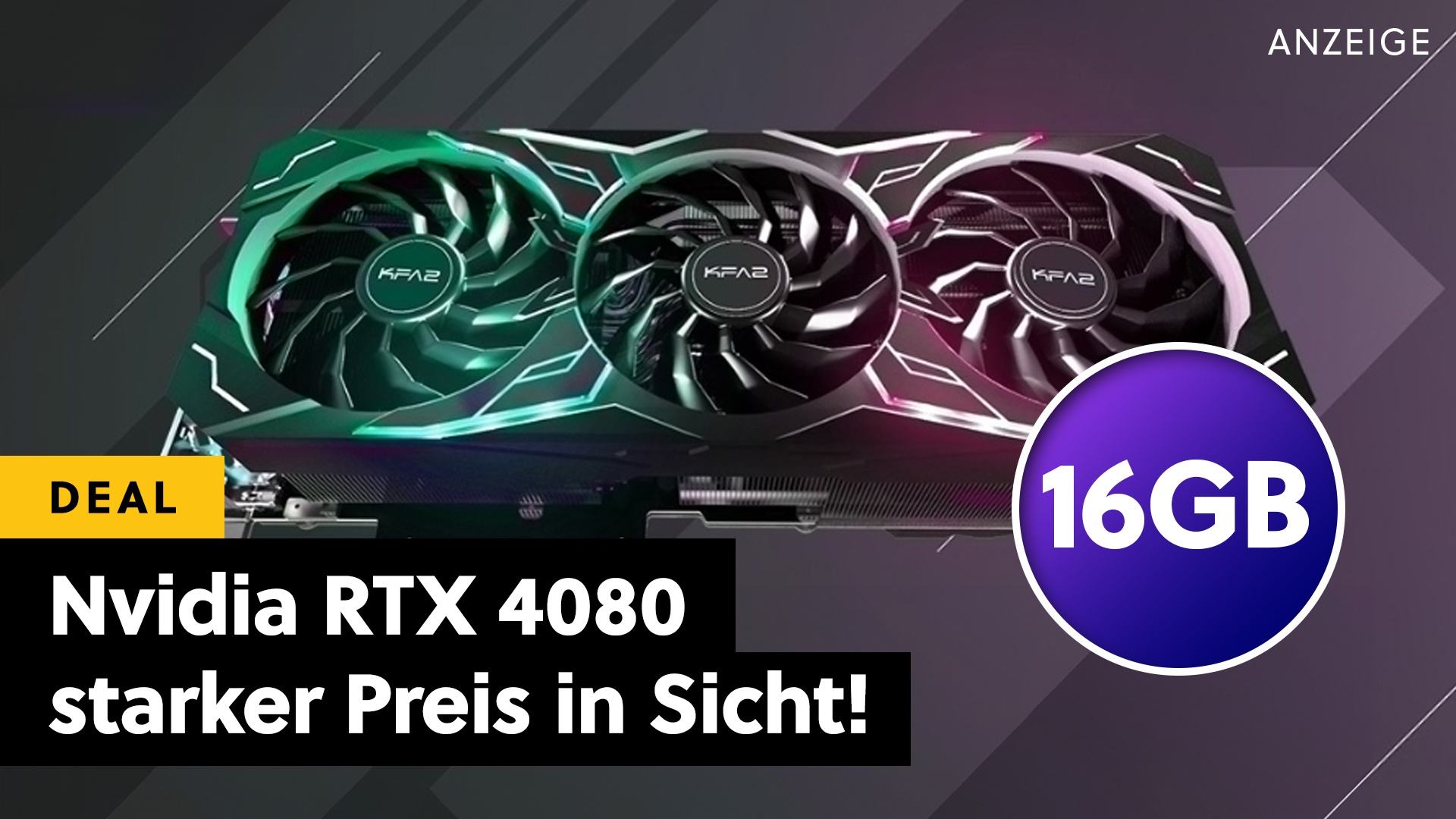 Die RTX 4080 gibt's gerade richtig günstig - muss man mehr sagen?