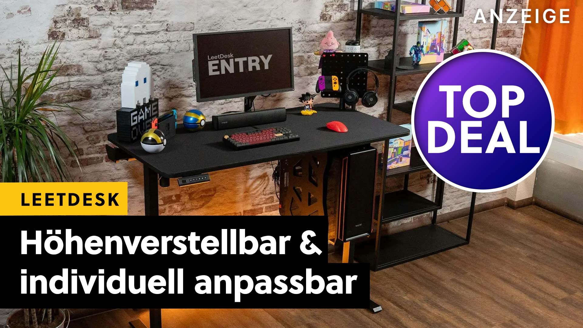 Perfektes Setup auf Knopfdruck: Warum dieser LeetDesk Gaming-Tisch dein ...