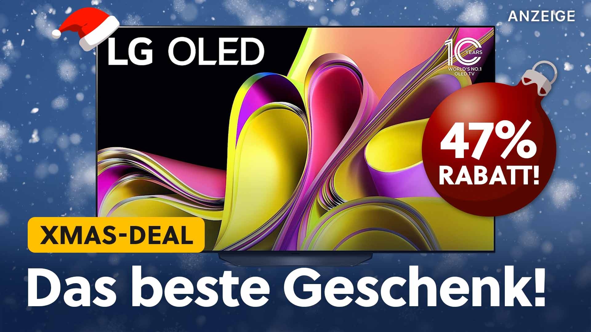 LG OLED-TV fast um die Hälfte reduziert: 4K-TV mit 55 Zoll, 120Hz und HDMI 2.1 zum Tiefstpreis ...