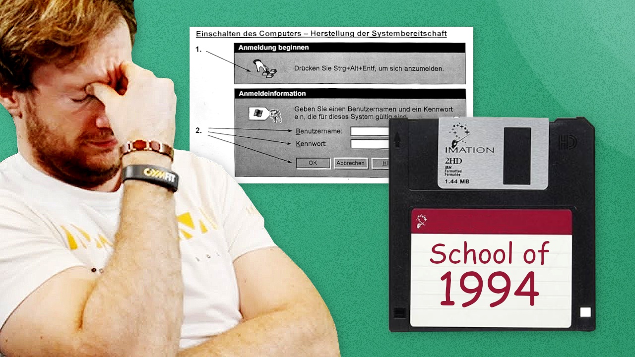 Eine deutsche Schule nutzt bis heute ein 30 Jahre altes Arbeitsblatt zu ...
