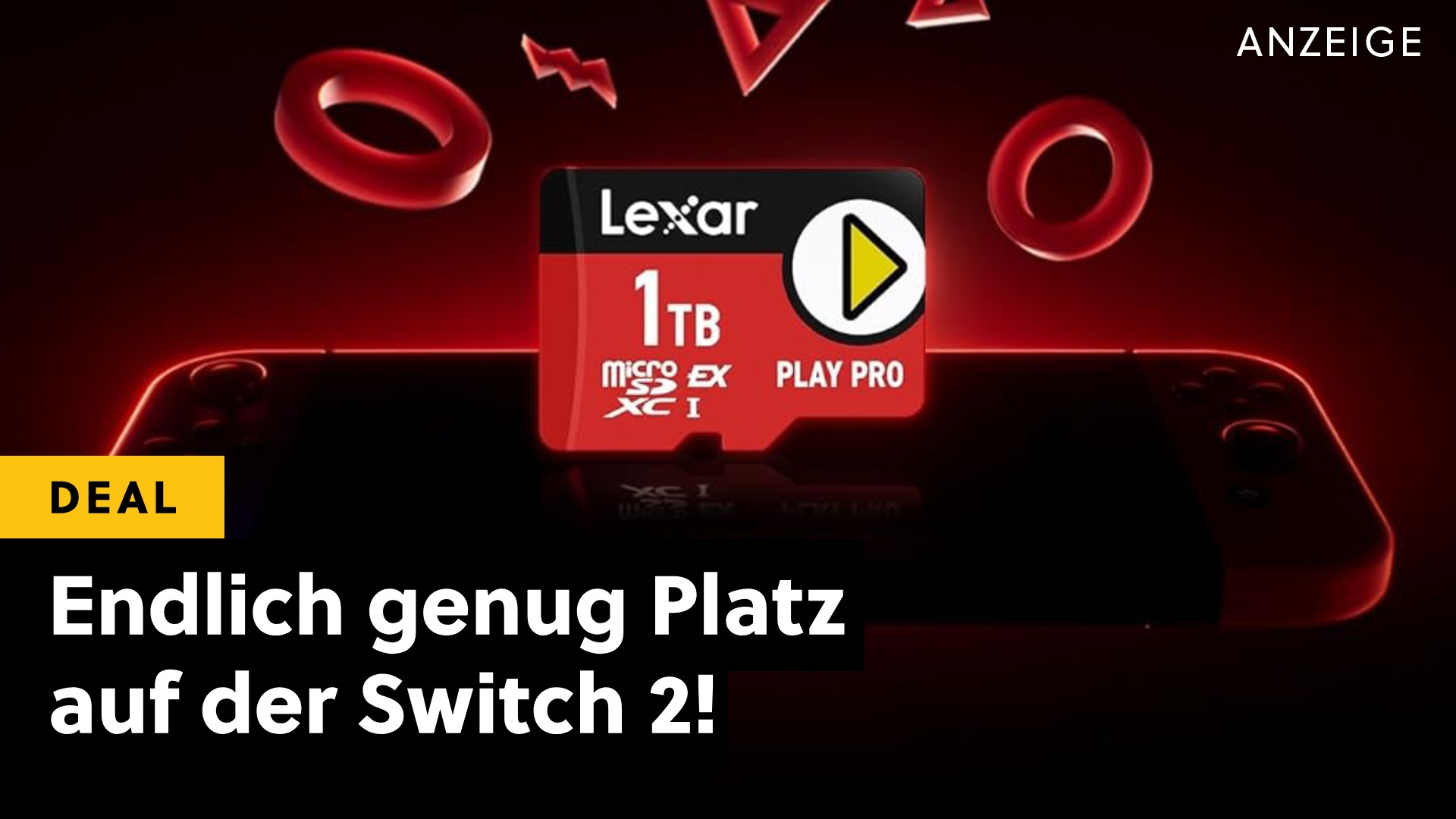 Jetzt gibt es eine EX microSD günstig, die ihr selbst mit der Switch 2 ...