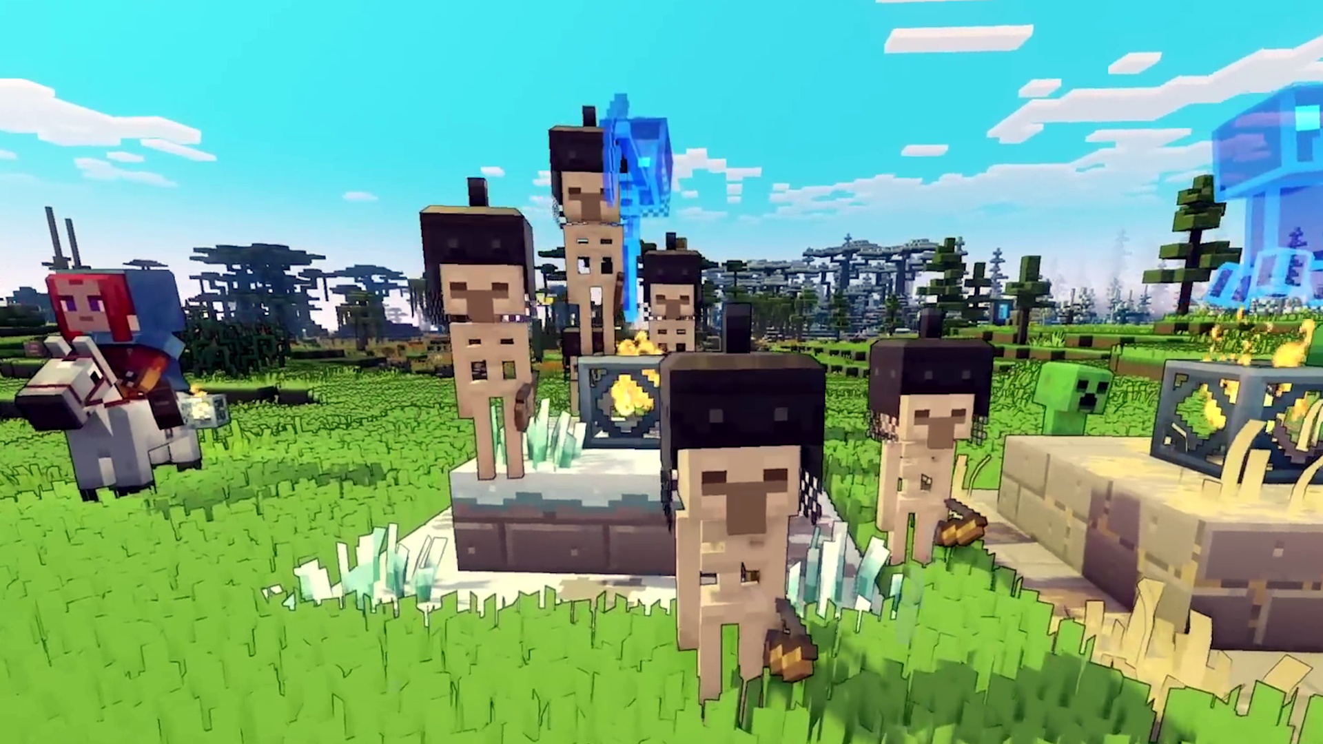 Minecraft Legends: So sollen Kreaturen wie Creeper & Co. in ein ...