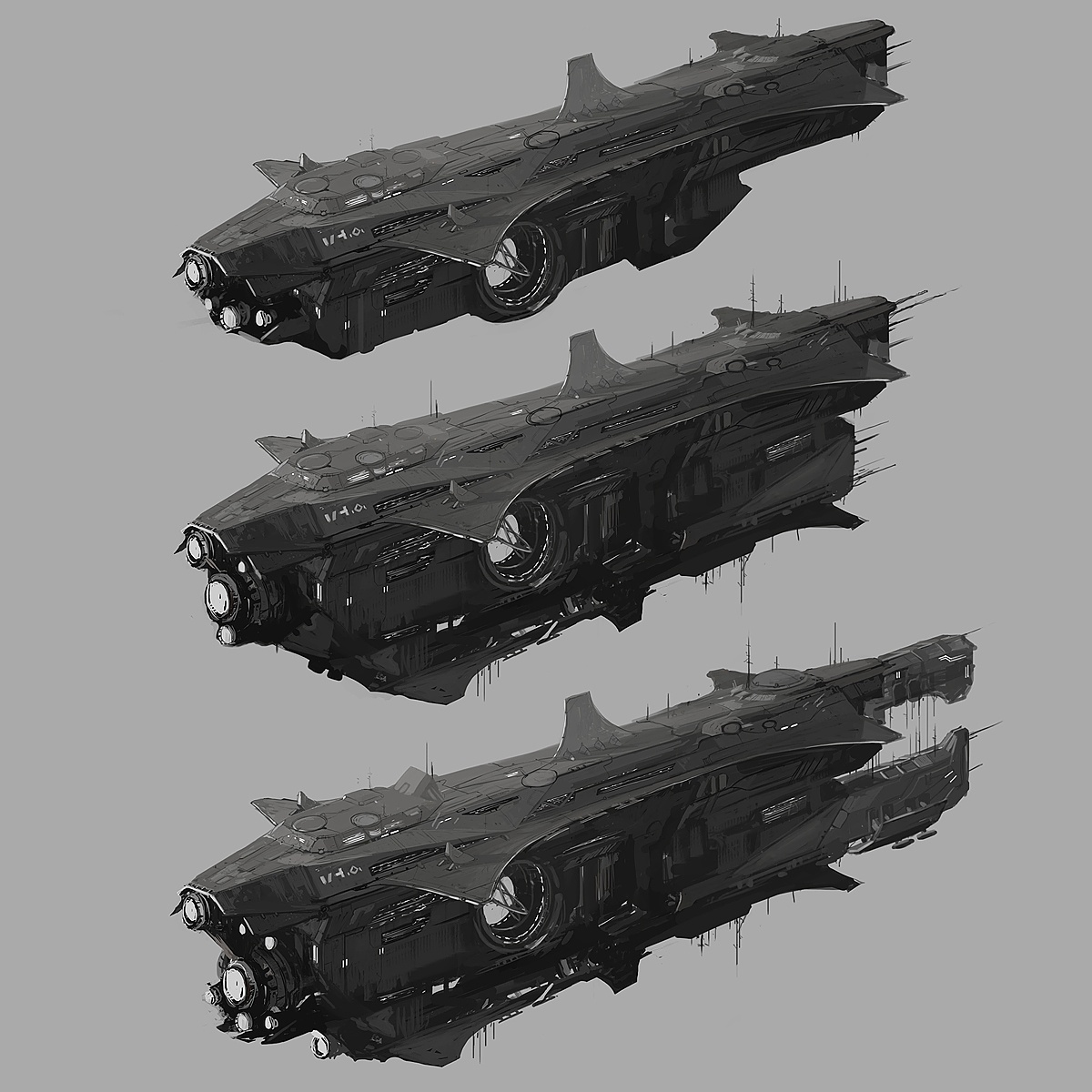 Mission Genesis - Artworks und Konzeptzeichnungen