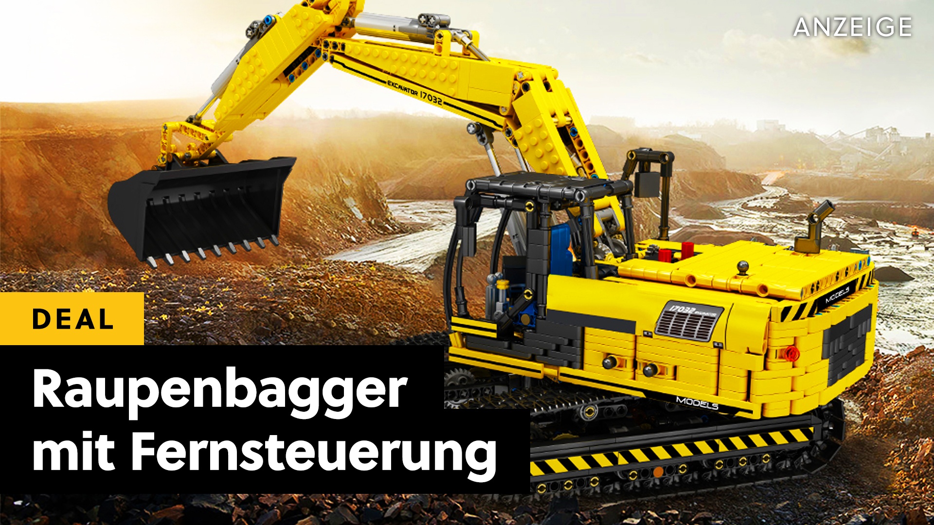 Endlich bekommt der legendäre LEGO Technic Raupenbagger einen würdigen ...