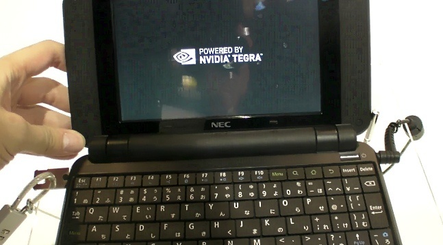 NEC - Mobile Notebook mit Nvidia Tegra 2
